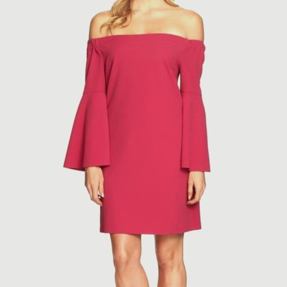CeCe | Dresses | Cece Cynthia Steffe Hadley Bell Sleeve Off Shoulder ...